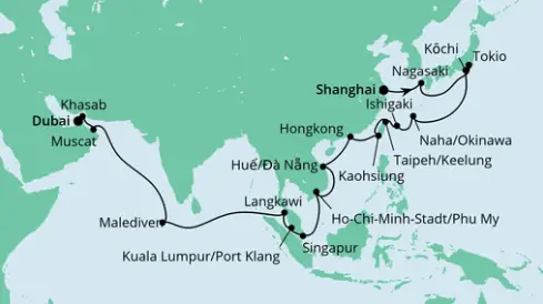 AIDAbella Routen 2023/2024: Übersicht & Angebote - Kreuzfahrt.org