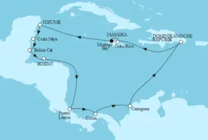 Mein Schiff 6 Routen 2021