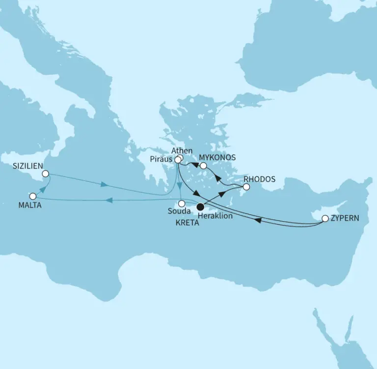 Östliches Mittelmeer mit Mein Schiff: Kreuzfahrt Ab Kreta